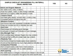 engineering-fill-sample-checklist | My Approved Construction Materials